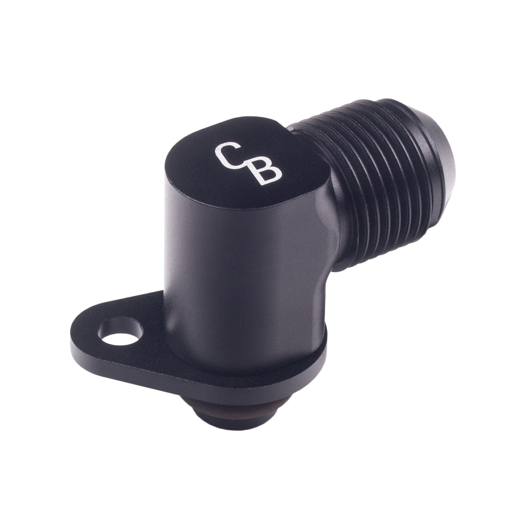 Chase Bays Power Steering Pump Feed 10AN Adapter for 02-07 Subaru WRX