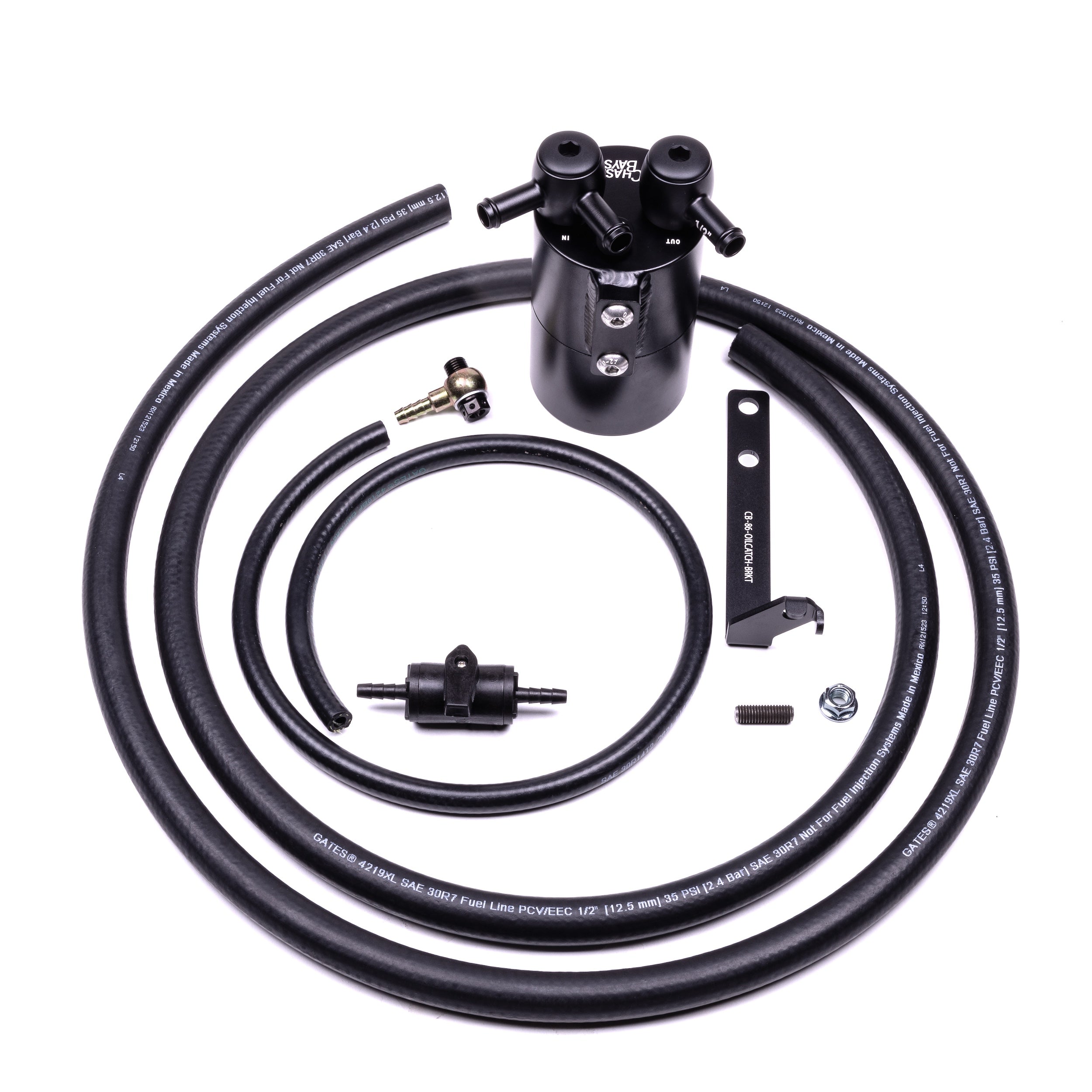 Chase Bays Dual Side Oil Catch Can Kit for Toyota 86 | GR86 | Subaru B