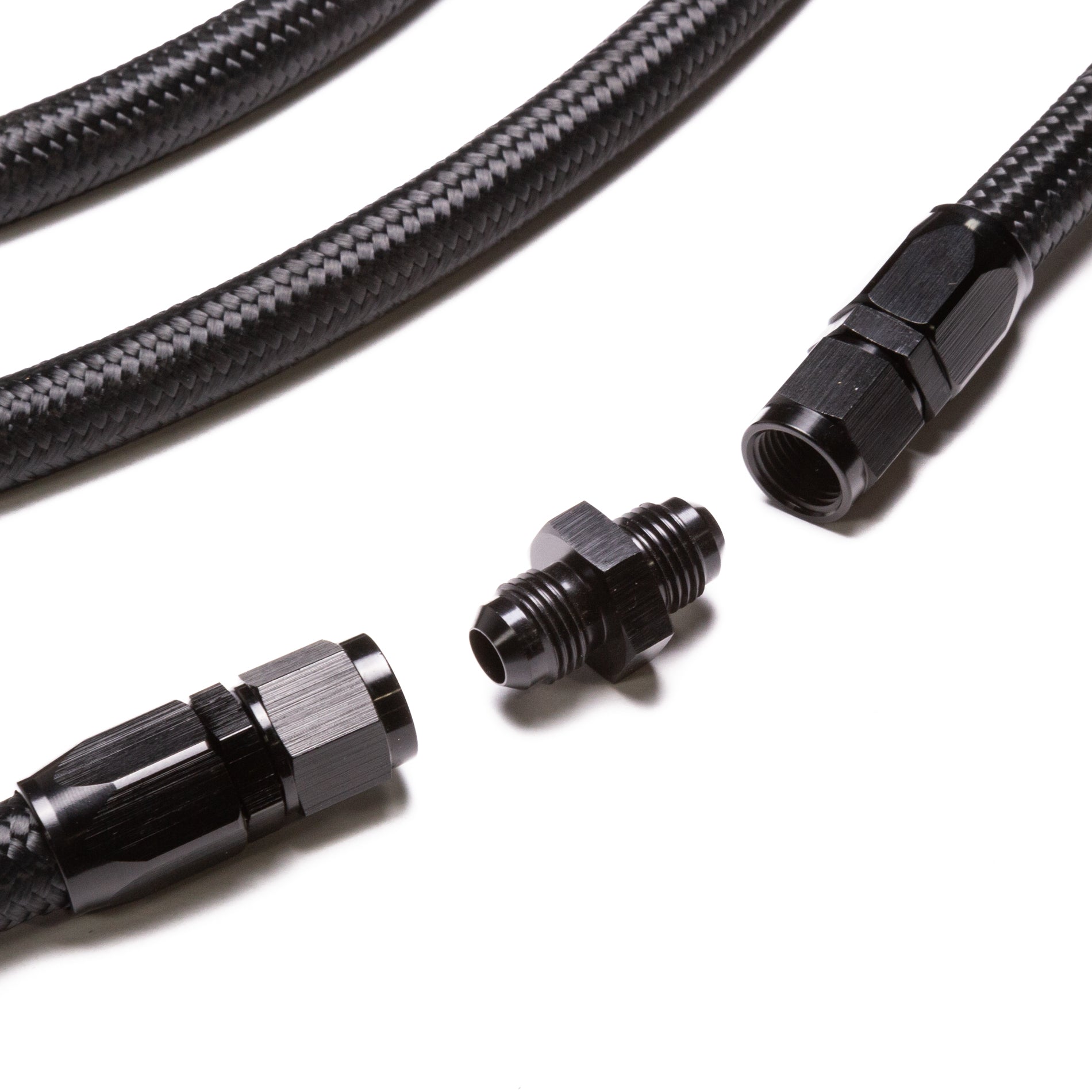Chase Bays Front to Rear AN Fuel Line Kit - Toyota AE86 Corolla with B