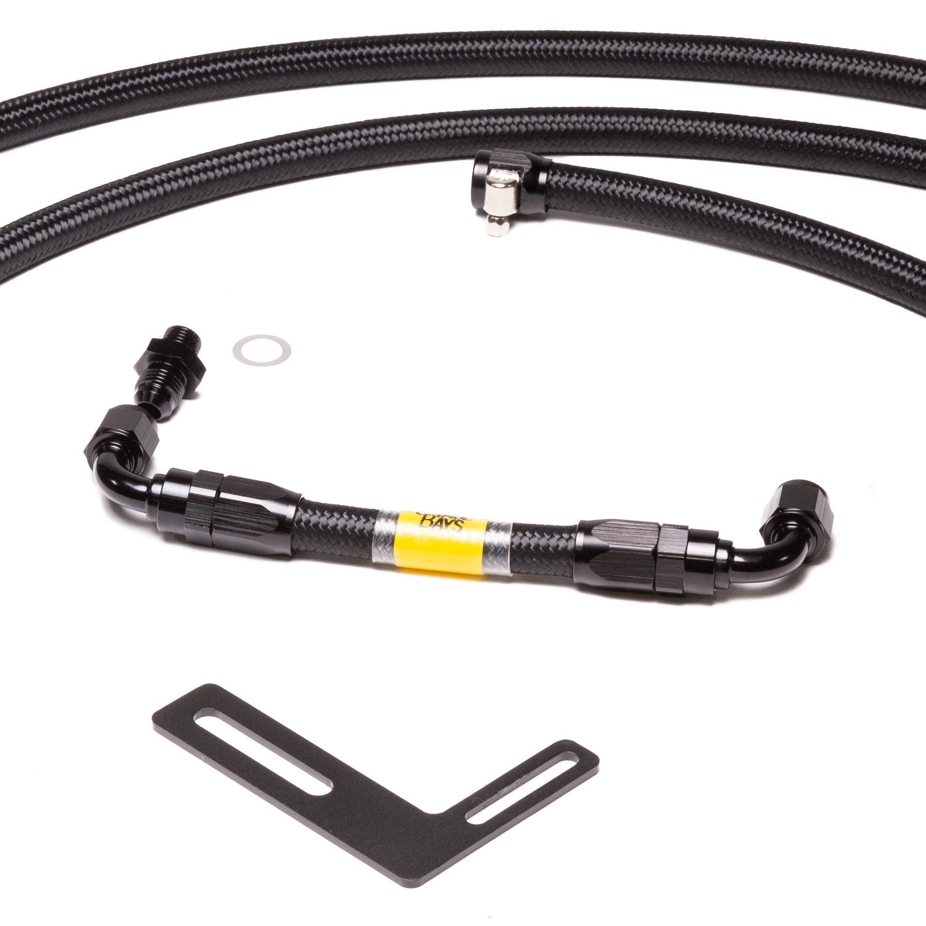 Chase Bays Front to Rear AN Fuel Line Kit - Toyota AE86 Corolla with B
