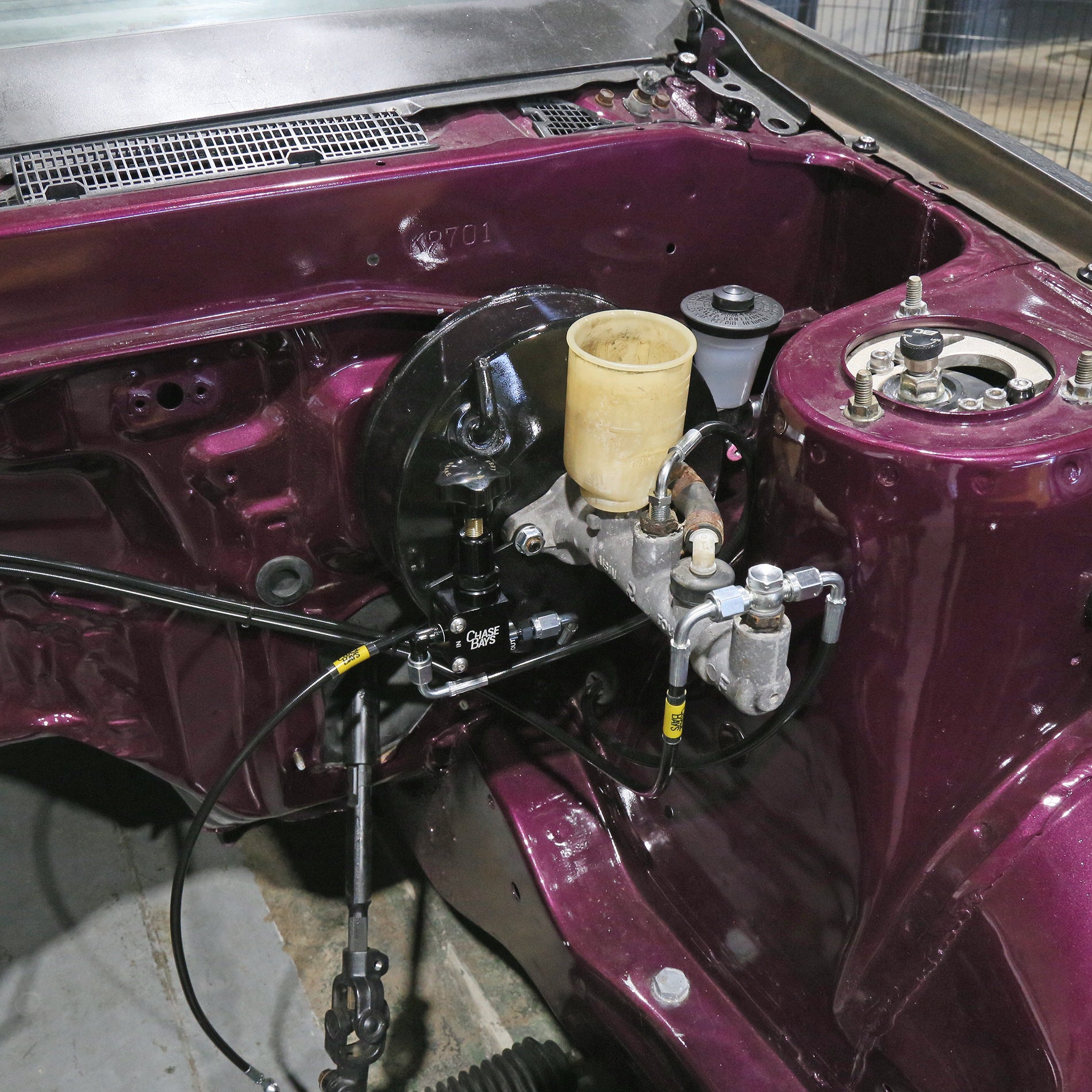 Chase Bays Brake Line Relocation - Toyota AE86 Corolla for OEMC