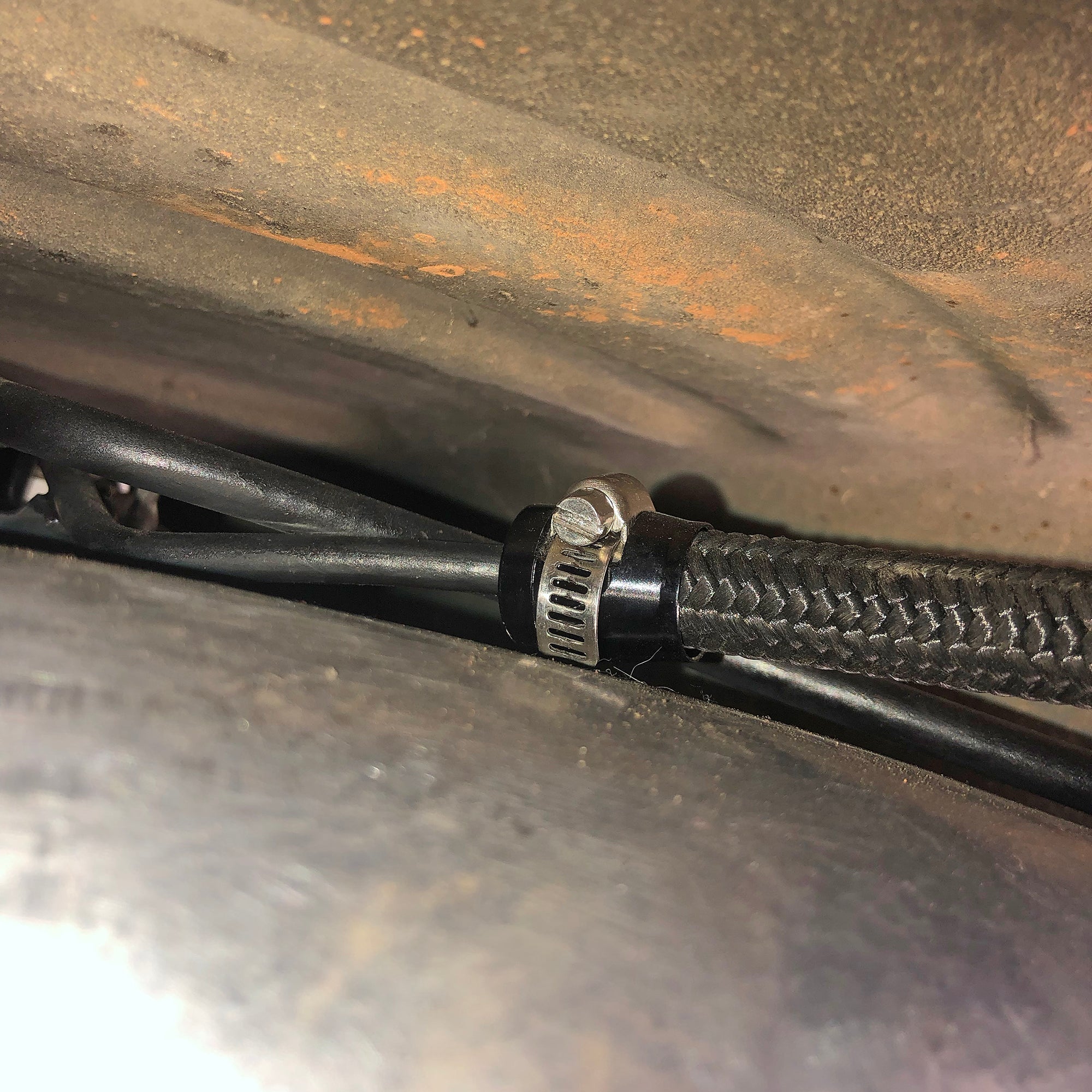 Chase Bays Front to Rear AN Fuel Line Kit - Toyota AE86 Corolla with B